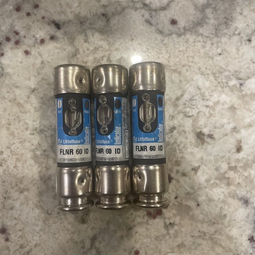 Littelfuse FLNR 60 ID Class RK5 Time Delay Dual Element Fuse, 250 V AC ...