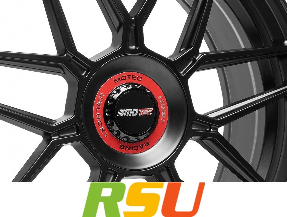 Motec GT.one flat black 8.5x20" ET30 LK5 112 ML 66.5 Alufelgen 20 Zoll ...