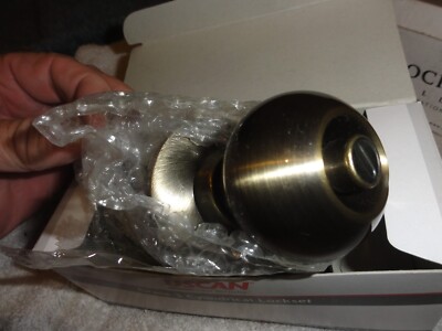 USCAN Security Grade 3 CYLINDRICAL LOCKSET Entrance Antique Brass (609 ...