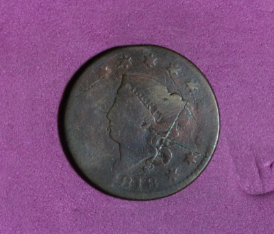 1818- Head Large One Cent Coin #P24262 | eBay
