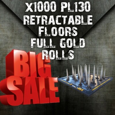 1000x PL130 RETRACTABLE FLOOR SPIKES TRAPS Fort..nite Sa.ve The Wo.rld ...