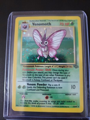 Pokémon TCG Venomoth Jungle 13/64 Holo Unlimited Holo Rare LP | eBay