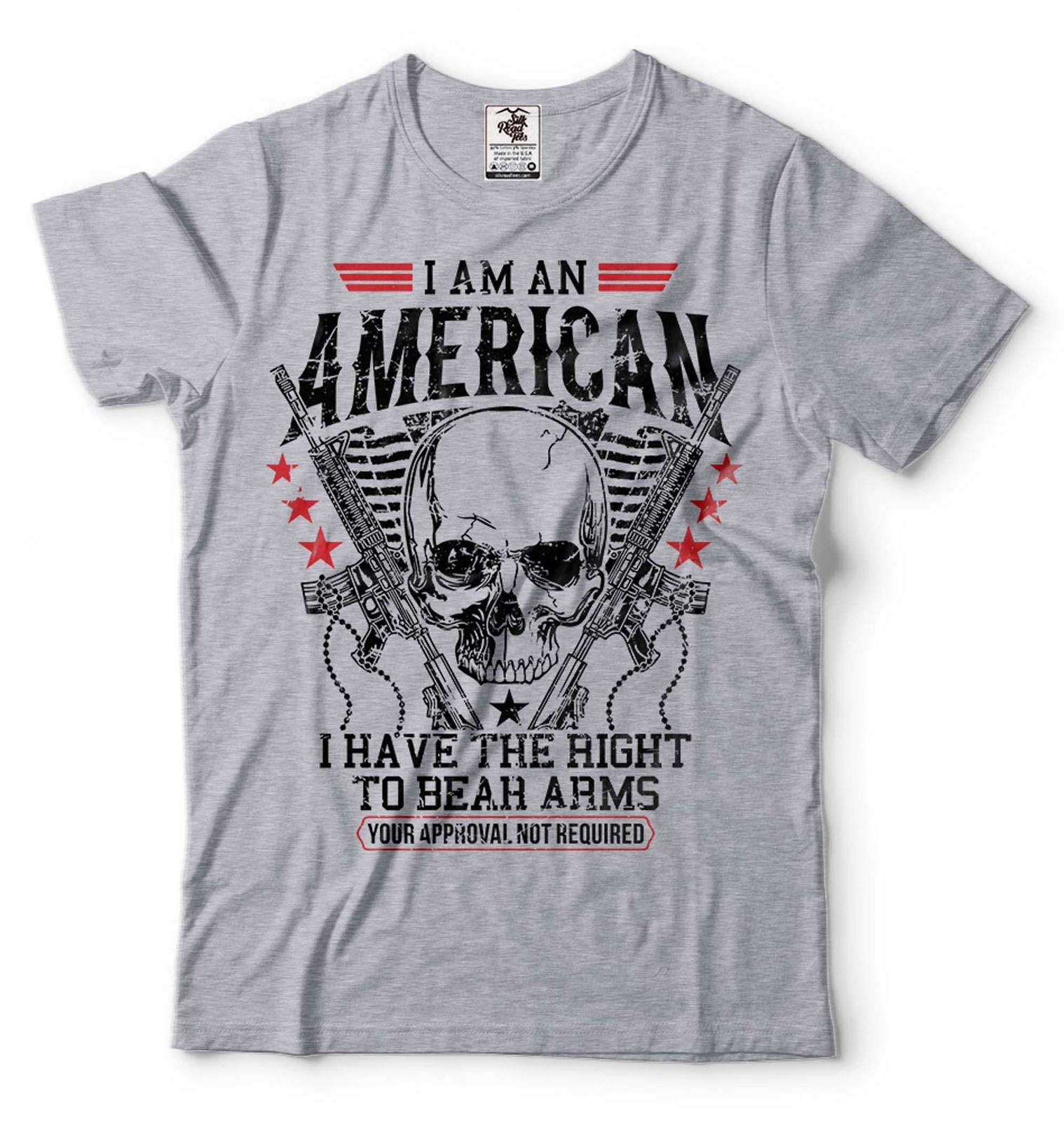 I Am An American Shirt 2nd Amendment USA Patriotic Tee Pro Gun Shirt ...