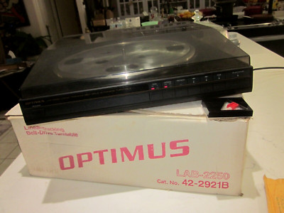 Optimus LAB-2250 Linear Belt Drive Automatic Turntable SPARE NEEDLE/ORIGINAL BOX | eBay