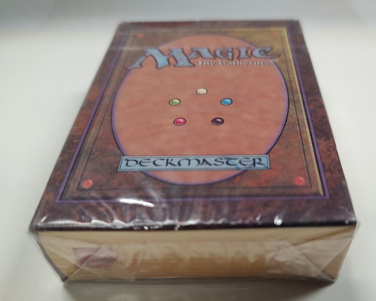 MAGIC THE GATHERING MTG EMPTY ALPHA STARTER DECK BOX WITH RULEBOOK NM U ...