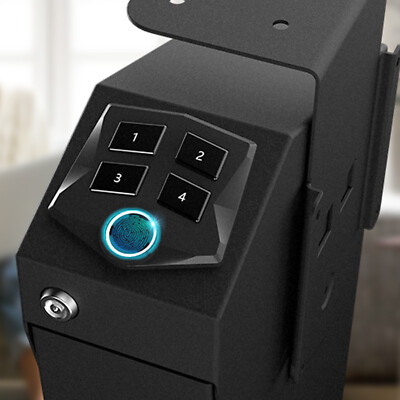 RPNB Gun Safe Mounted Firearm Safety Device with Biometric Fingerprint ...