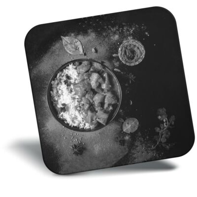 Awesome Fridge Magnet bw - Indian Asian Curry Food #39767 | eBay UK