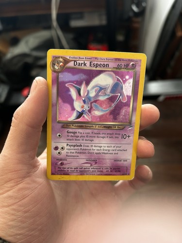 Pokemon TCG Neo Destiny 1st Edition Dark Espeon 4/105 Holo Rare MP+ | eBay