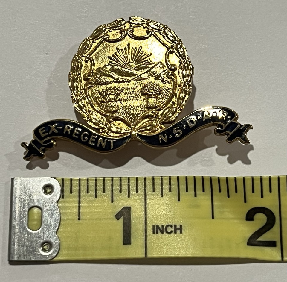 Ohio DAR. Ex-Regent Pin gf | eBay