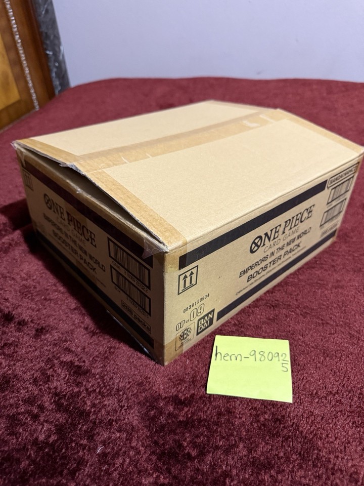 One Piece OP09 Emperors In The New World Booster Box ENGLISH FACTORY ...