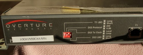 Overture Networks ISG 45+ Ethernet Over TDM Switch (5282-900) USE | eBay