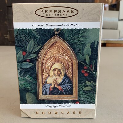 Hallmark Keepsake Ornament Praying Madonna Showcase Sacred Masterworks ...