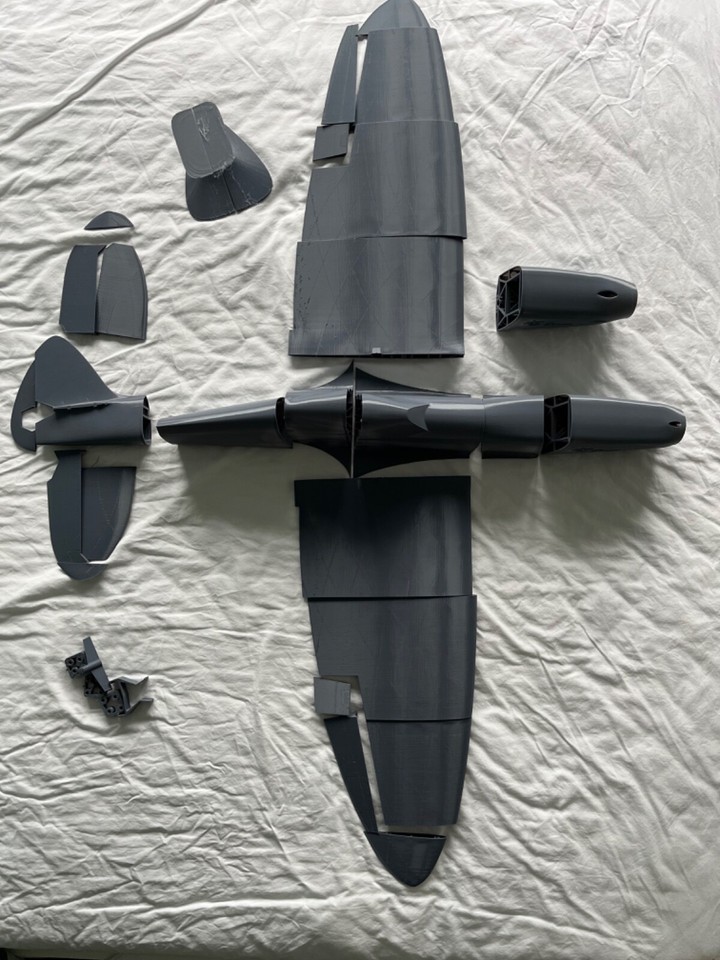 Spitfire Mk XVI Remote Control Airframe ( RC Aircraft Warbird ) 973mm ...