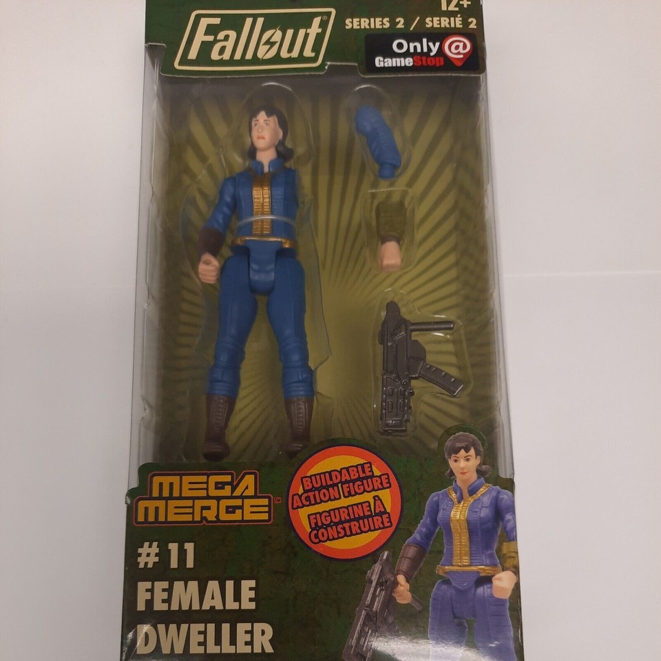 Fallout Female Vault Dweller Buildable Action Figure Series 2 #11 NEW ...