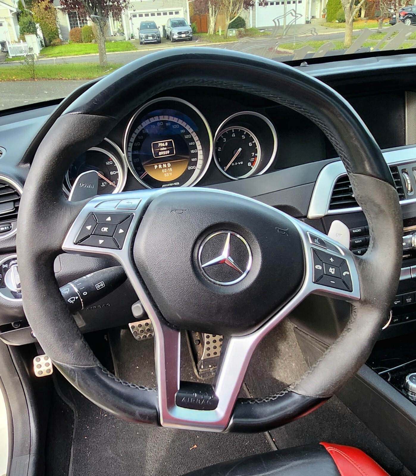 C63 AMG W204 Steering Wheel | Genuine OEM | Leather