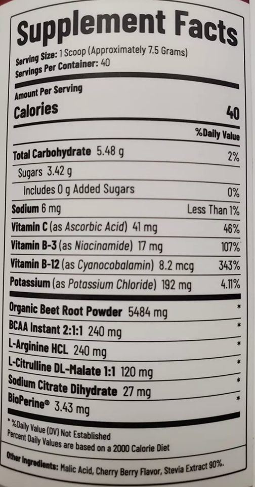 New & Sealed! Snap Supplements Organic Mixed Berry Beet Root Powder ...