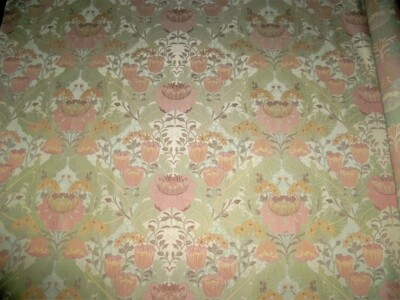 KRAVET DESIGN ART NOUVEAU TULIPS WOVEN BROCARD UPHOLSTERY FABRIC 10 ...