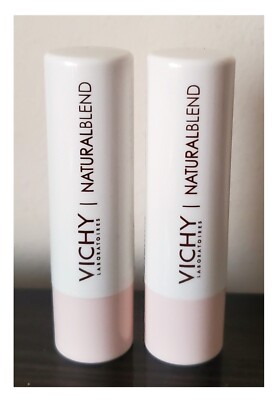 Vichy Naturalblend ultra moisturizing clear lip balm 2x 4.5g | eBay