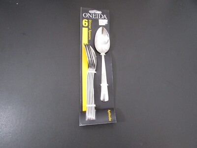 Oneida Aptitude 6 Dinner Spoons NEW NIP Stainless Steel Dishwasher Safe Flatware | eBay