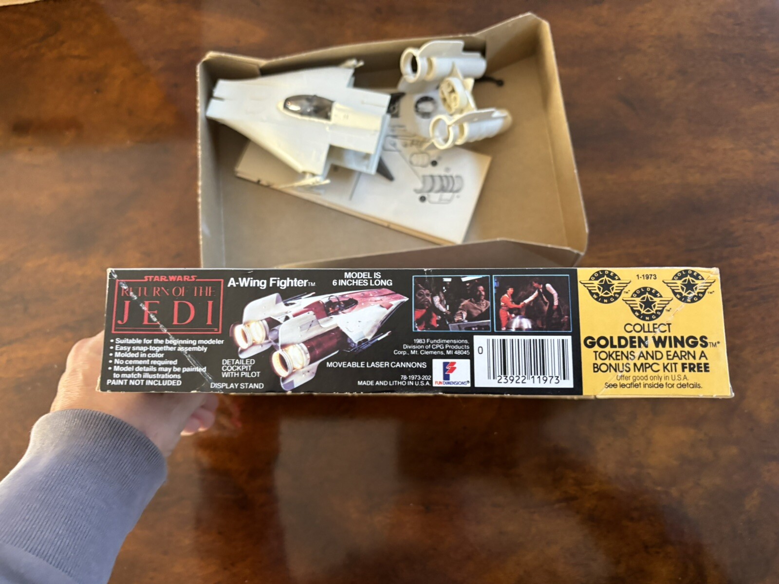 Star Wars Return Of The Jedi A-Wing Fighter Mpc Ertl Model Kit | eBay