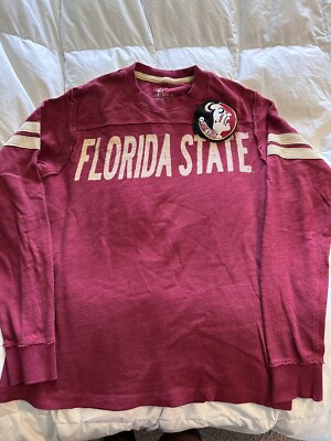 Vintage Florida State University Sweater FSU Size S-M Fitted Seminoles ...