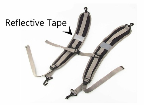 Adjustable Backpack Strap Replacement Waterproof Rucksack Padded ...