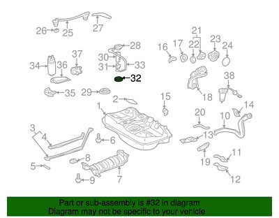 77169-33020 GENUINE OEM TOYOTA GASKET, FUEL SUCTION TUBE SET 7716933020 ...