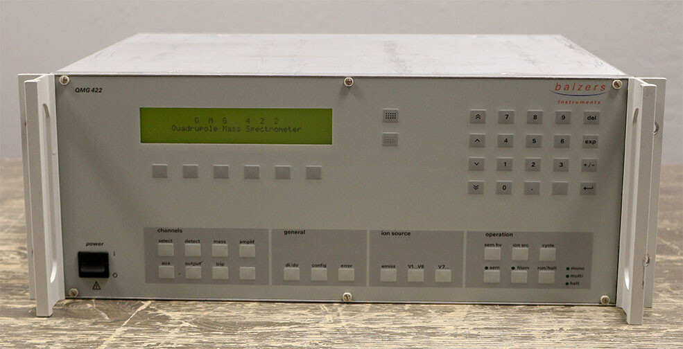Balzers Instruments QMG QMS 422 Quadruple Mass Spectrometer | eBay