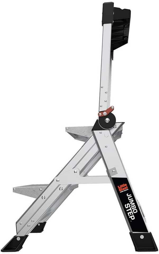 Little Giant Ladders, Jumbo Step, 2-Step, 2 foot, Step Stool, Aluminum ...