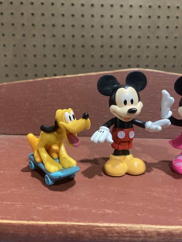 Disney PVC Figurines - Mickey Mouse, Minnie, , Pluto | eBay UK