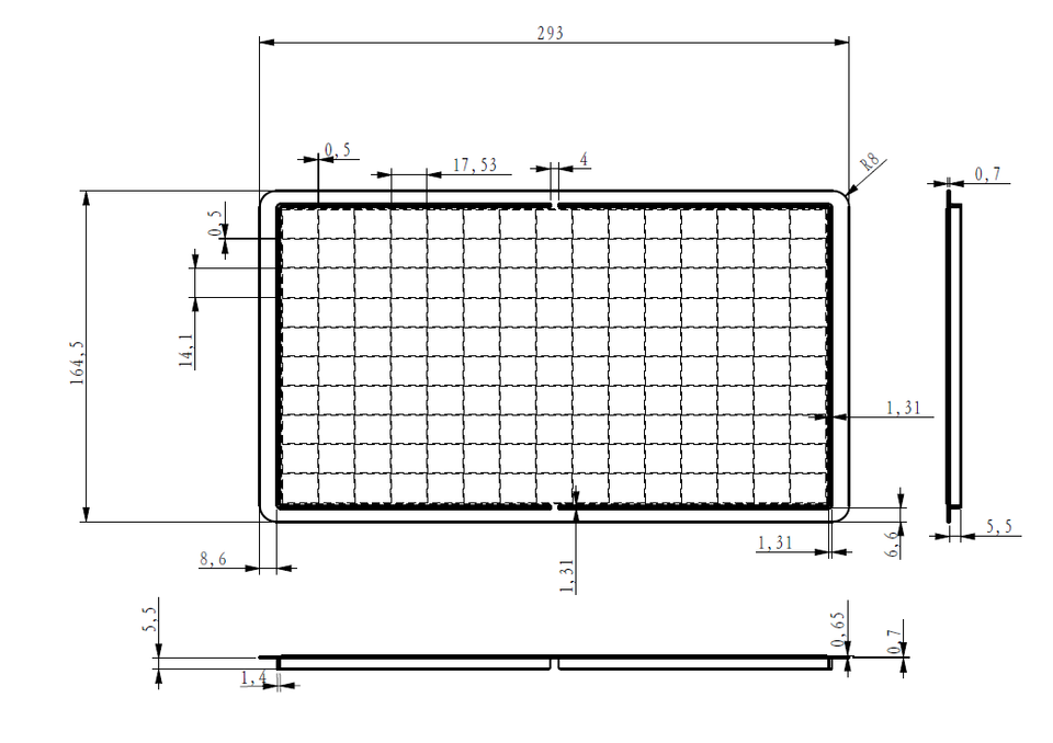 SAM4S ER 920, ER 940, SPS 320, SPS 340 Overlay Flat Keyboard Wet Cover ...