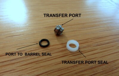 CROSMAN TRANSFER PORT +25% HIGHER FLOW AND POLYURETHANE PORT SEALS ...