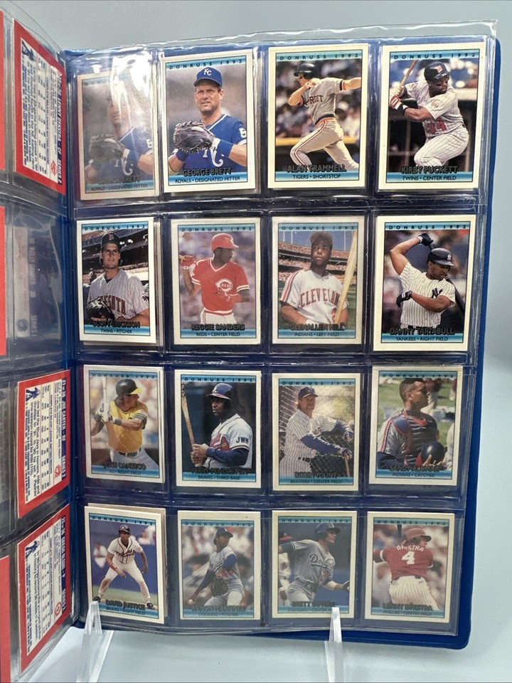 1992 DONRUSS CRACKER JACK MINI BASEBALL CARD SERIES 1&2 SETS INCOMPLETE ...