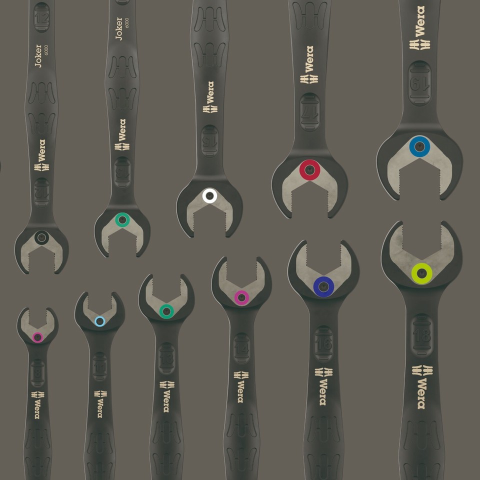 Wera 6000 Joker Black Edition 11 Set 1 Wrenches 11 Pieces Metric ...