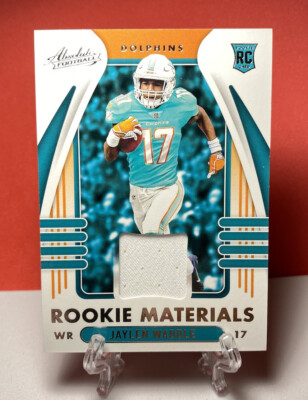 2021 Panini Absolute Jaylen Waddle Rookie #ARM-JWA RC Materials Patch ...