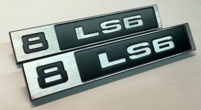 Emblem Custom Billet Front Fender 'LS6' Truck 1967-1972 C10 C/10 | eBay
