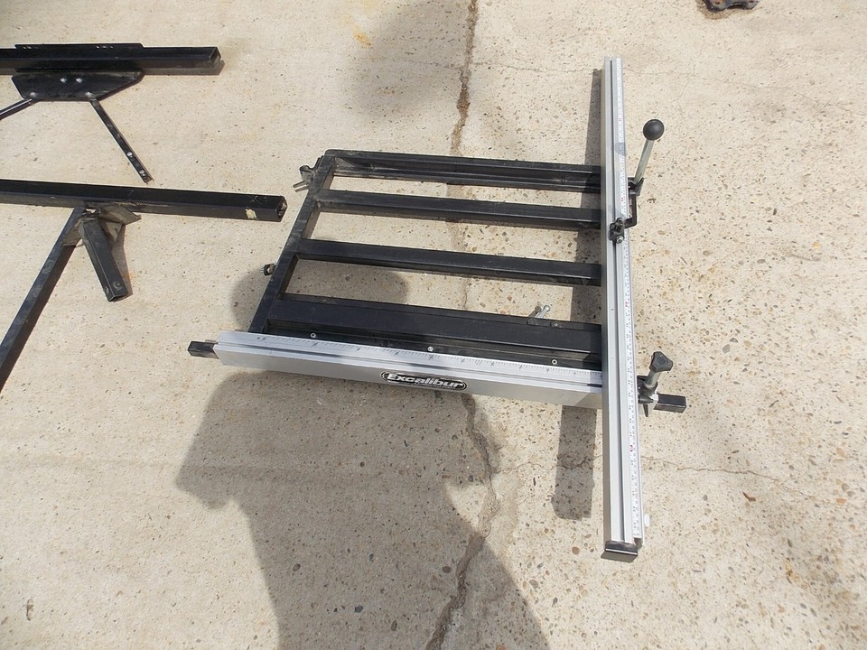 EXCALIBUR slide / sliding table saw attachment set up NICE | eBay