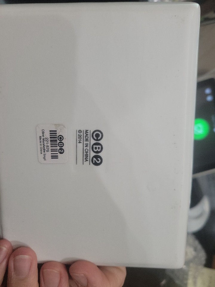 Crate & Barrel CB2 OLIVER MARSHMELLOW SNOW GIRL, 2014 Rectangle App ...