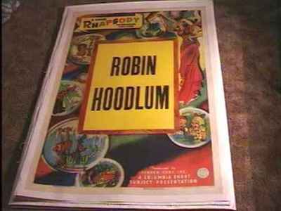 ROBIN HOODLUM R57 MOVIE POSTER FOX & CROW ANIMATION | eBay