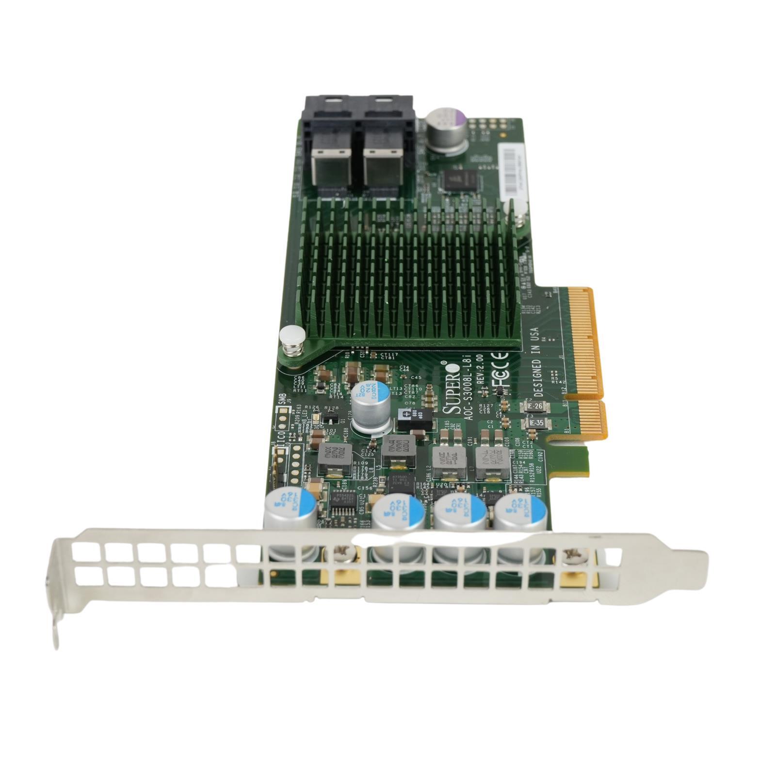 Supermicro AOC-S3008L-L8i SAS3 12G 8-Port Internal PCI-e x8 3.0 RAID ...