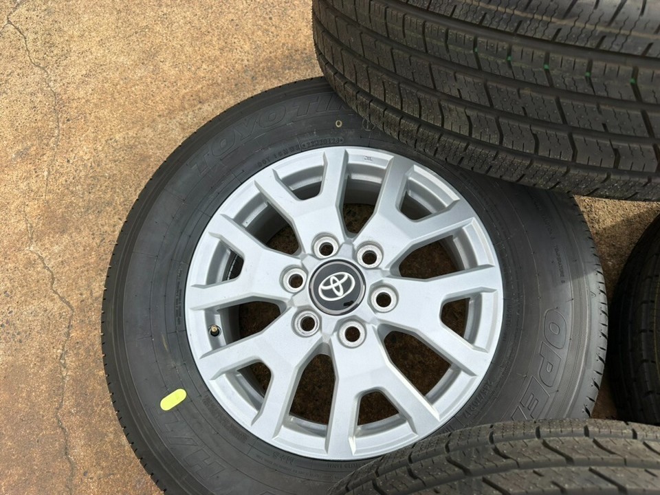17" Toyota Tacoma OEM wheels rims tires 2024 2025 NEW Tires 245/70/17 ...