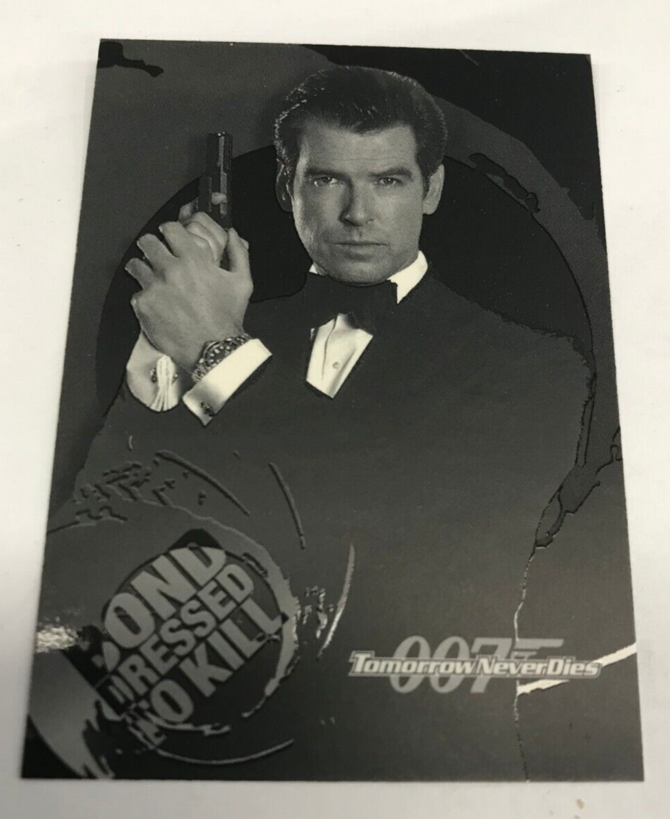 1997 INKWORKS 007 JAMES BOND TOMORROW NEVER DIES CARD DRESS TO KILL ...