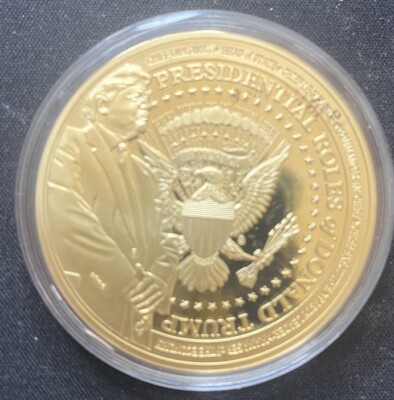 American Mint Gold Coin Presidential Roles of Donald J Trump set of 4 ...