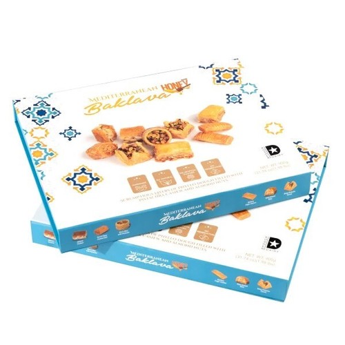 Mediterranean Handmade Baklava Gift Pack, 2-pack Baklava Pastries 1.98 ...