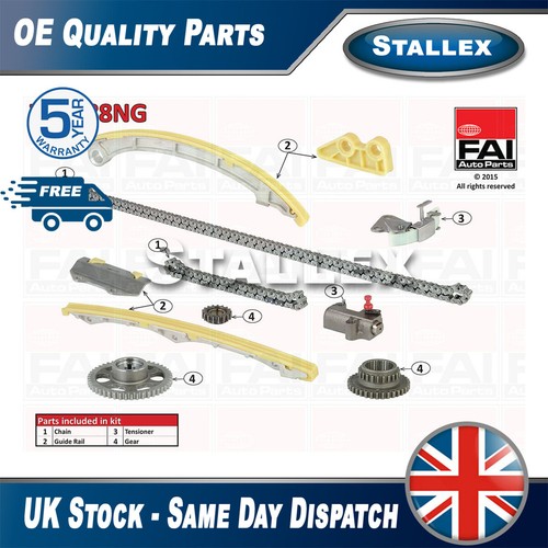 Fits Honda Accord 2002-2008 2.4 Timing Chain Kit Stallex 14401PPA004 ...