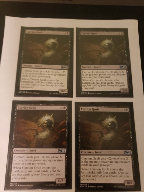 MTG Carrion Grub Core Set 2021 092/274 Regular Uncommon for sale online ...