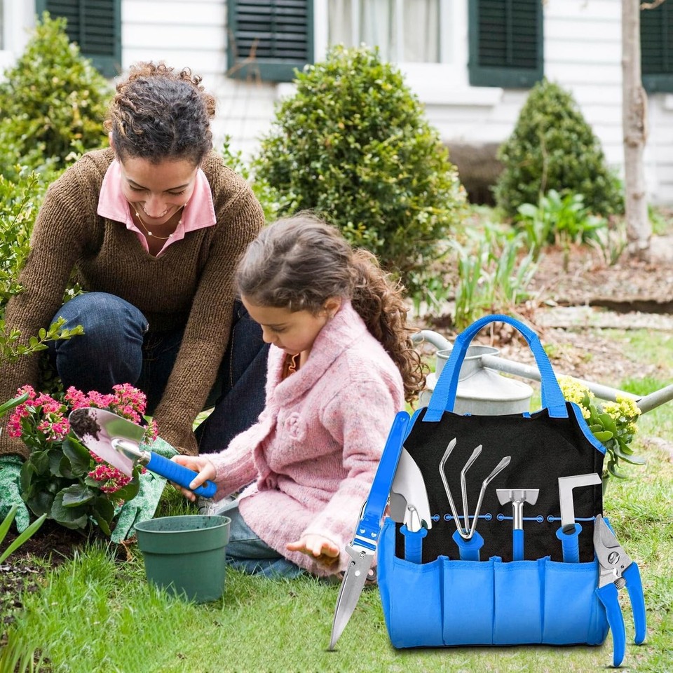Gardening Tools Set of 10 - Complete Garden Tool Kit for Indoors ...