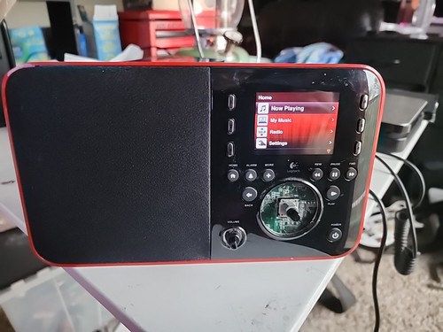 Logitech Squeezebox X-R0001 Smart WiFi Internet Radio in Red, NO Power ...