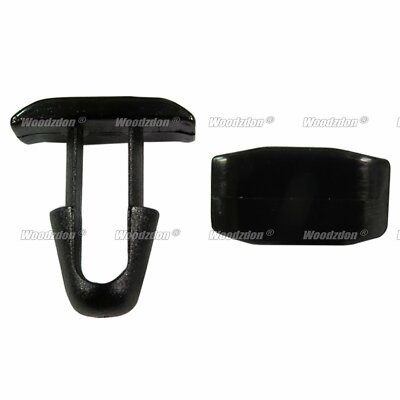 50 Universal Retaining Clip Nylon Retainer Plastic Fastener Fits Into ...