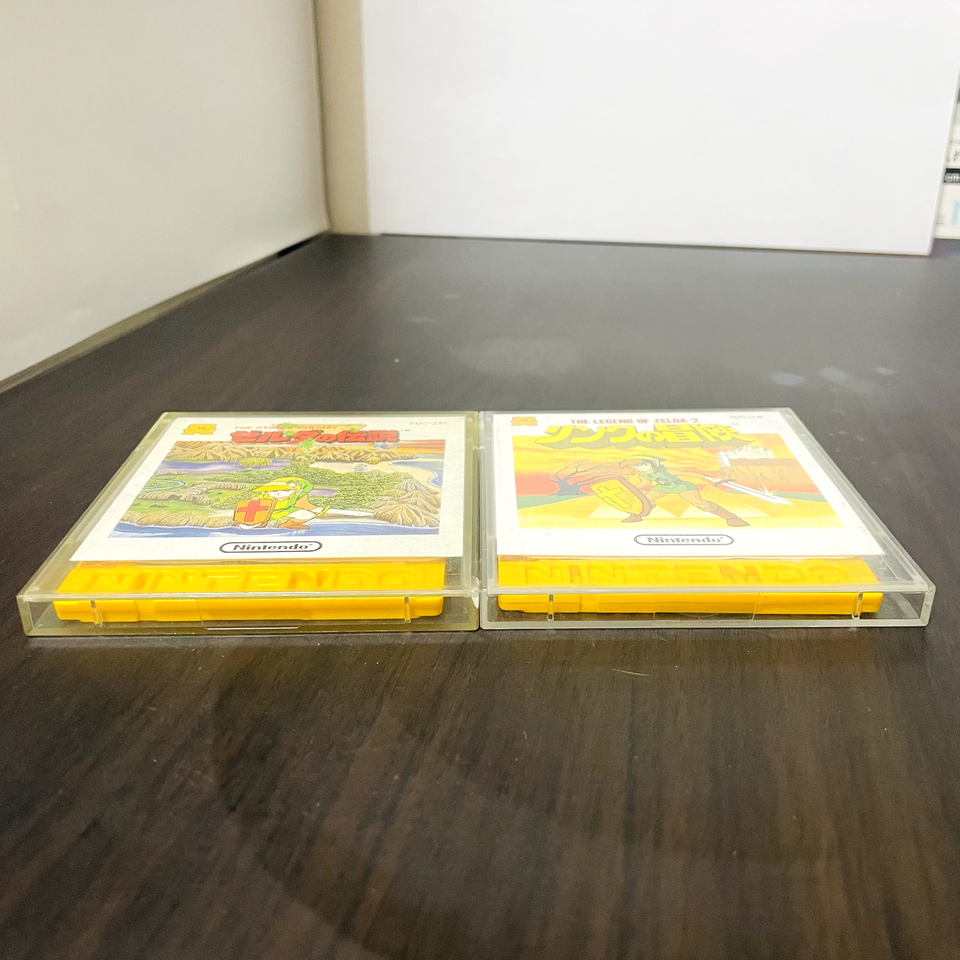 The Legend of Zelda 1 & 2 Adventure of Link Set Nintendo Famicom Disk ...